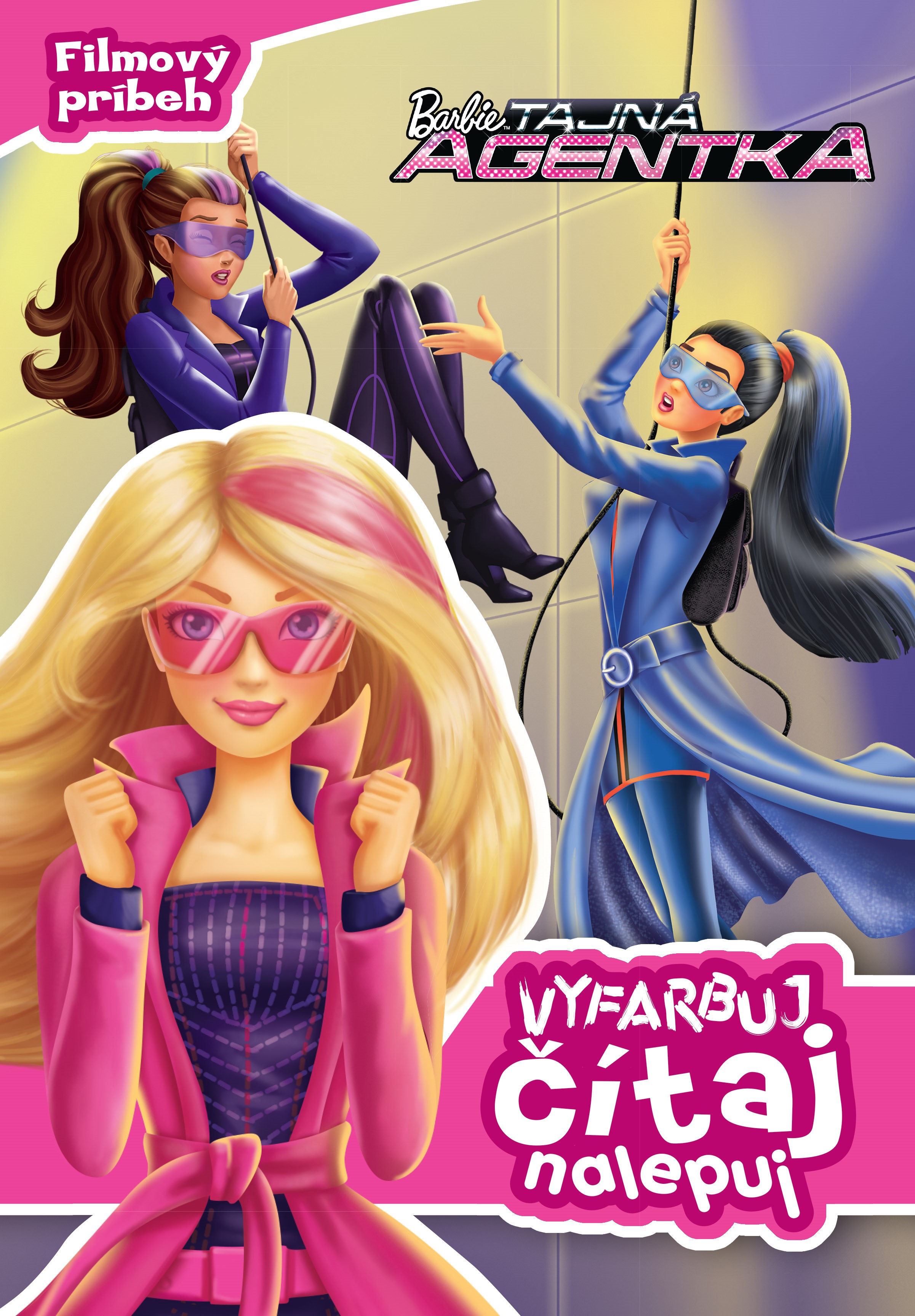 Barbie - Tajná agentka- Filmový príbeh - Vyfarbuj, čítaj, nalepuj | Albatrosmedia.sk
