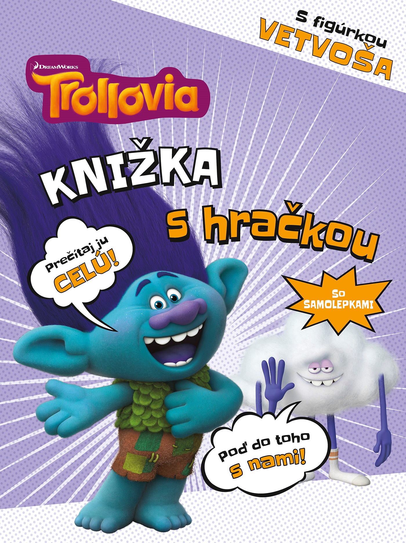Trollovia - Knižka s hračkou Vetvoš | Albatrosmedia.sk